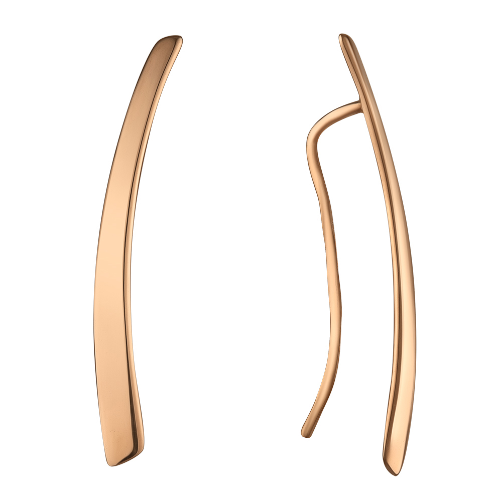 Red gold earrings. Vendor code: 200146210101. Buy earrings | SOVA Jewels
