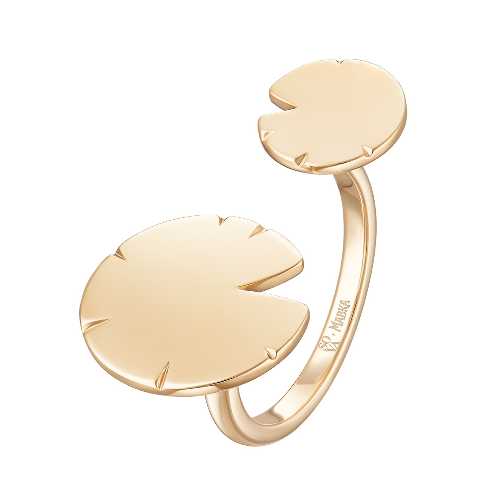 Yellow gold ring. Code: 101306110301. Buy a ring | SOVA Jewels